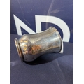 UNMARKED SILVER TANKARD 65GMS