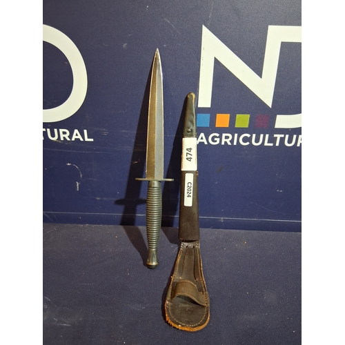 DAGGER AND LEATHER CASE