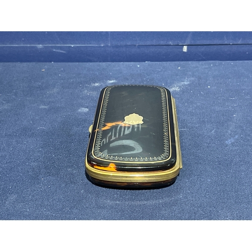 VICTORIAN TORTOISE SHELL GLASSES CASE