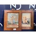 EARLY VICTORIAN PAIR OF PICTURES