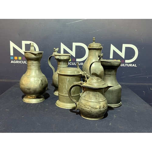 PEWTER JUGS