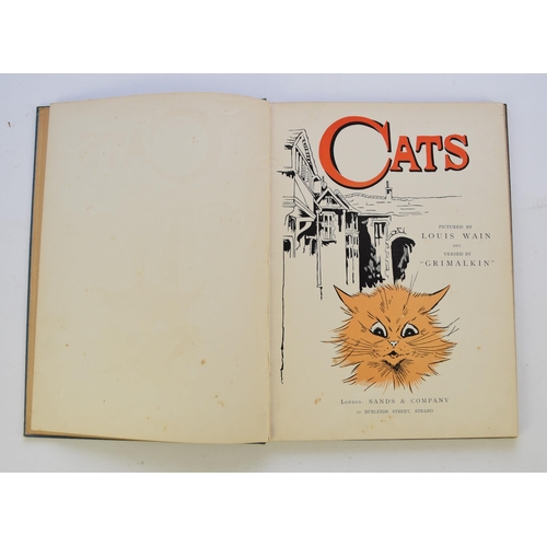 WAIN, Louis, Cats. Folio, Sands & Company [1901]. Versed by 'Grimalkin ...