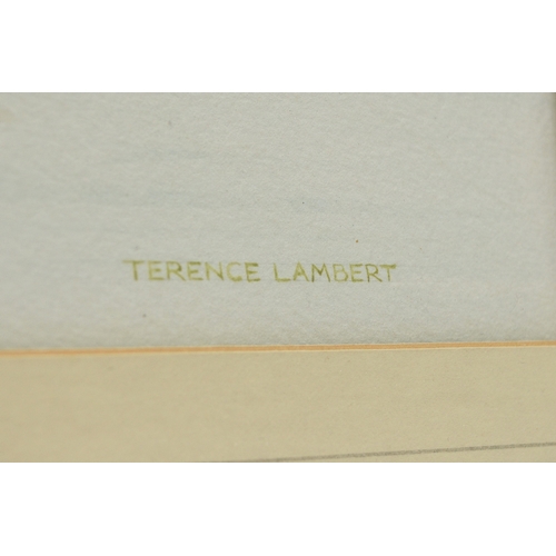 Terence Lambert (British b.1951) Swimming Trout, signed lower right ...