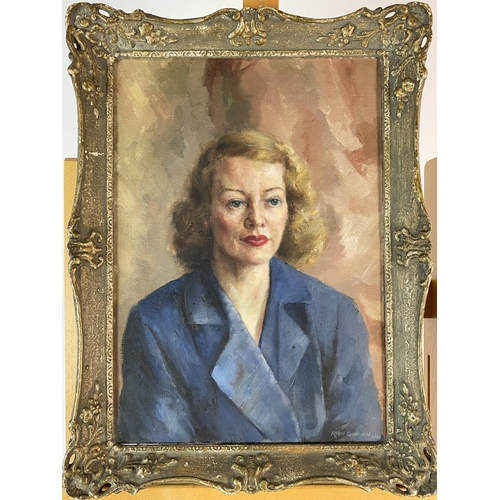 Robin Goodwin (1909-1997) Portrait of Mrs Beaumont-Thomas of Chelsea ...