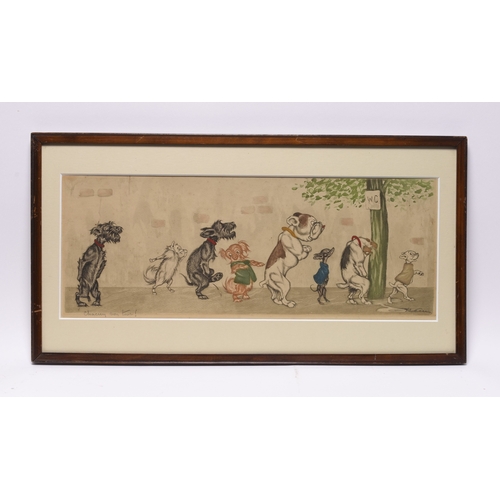 Boris O'Klein (1893-1985) Two Prints from the Dirty Dogs of Paris ...