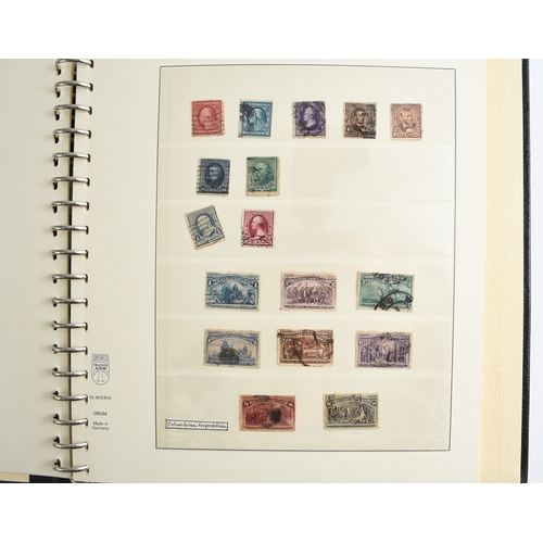 USA Stamp collection 1861-1978 very clearly laid out in two black ...