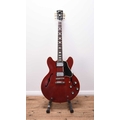 A Gibson ES-335 hollow-bodied electric guitar, circa 1969 Body: Cherry ...