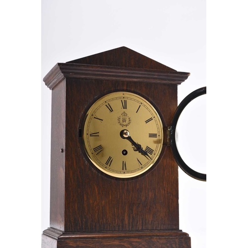 A Royal Air Force Officer's Mess mantle clock by F.W. Elliot Ltd ...