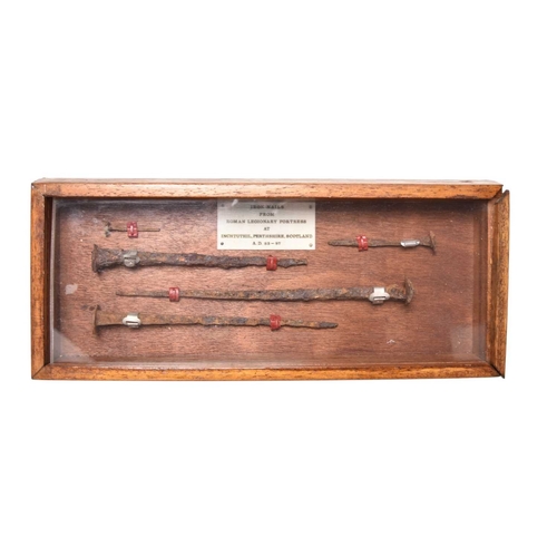 A Romano-Scottish Legion 'Inchtuthil Fort' hoard of iron nails Circa 83 ...