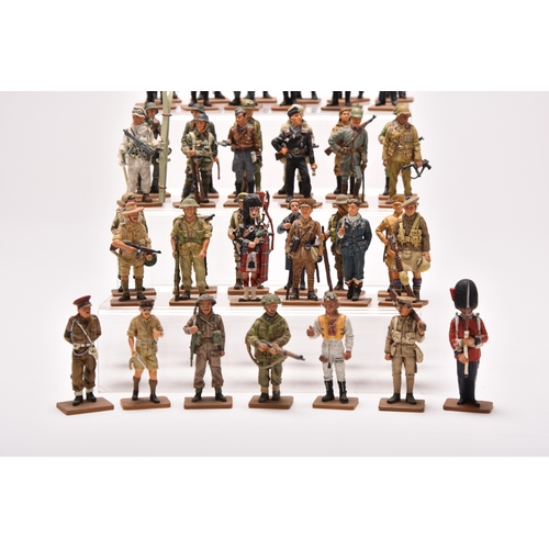 A collection of unboxed Del Prado models of soldiers, comprising twenty ...