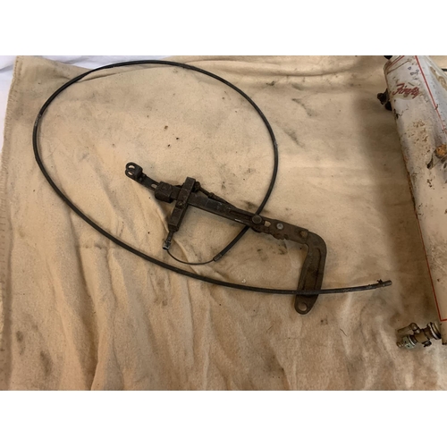 A VINTAGE VINCENT FIREFLY BICYCLE ENGINE WITH TANK