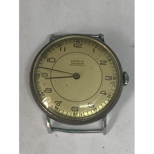 A VINTAGE PIERCE PARASHOCK WATCH FOR RESTORATION