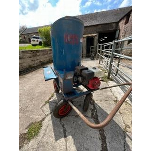 GHL SMALL BALE STRAW CHOPPER ENGINE STARTED THIS WEEK + VAT