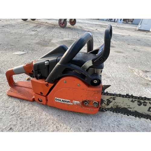 A DOLMAR PS 52 CHAIN SAW NO VAT