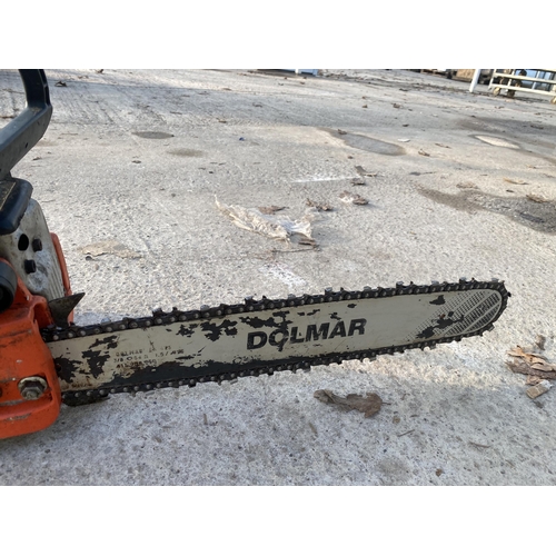 A DOLMAR PS 52 CHAIN SAW NO VAT