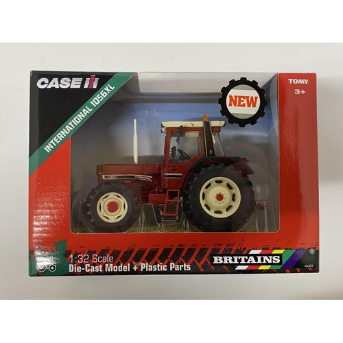 A BRITAINS MODEL OF AN INTERNATIONAL 1056XL TRACTOR REF NO 43329 SCALE 1:32