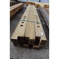 12 TIMBERS 9'7" LONG 4 3/4" X 2" WIDE + VAT