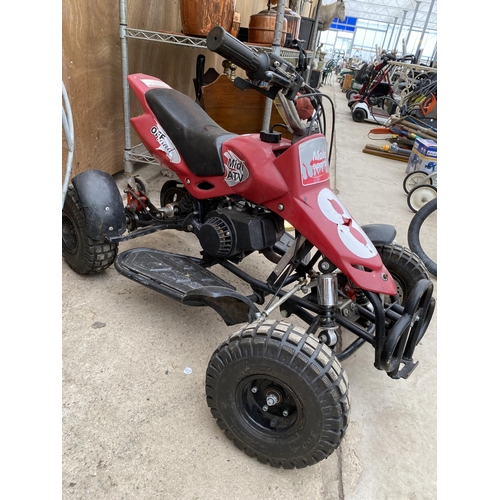A CHILDS SPEEDYR MIDI ATV QUAD BIKE