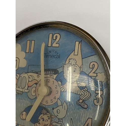 A VINTAGE SMITHS TIMECAL 'NODDY' NODDING CLOCK