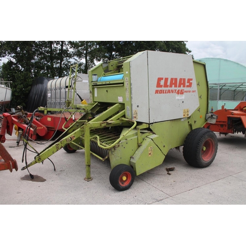 CLASS ROLLANT 46 ROTOCUT ROUND BALER WITH PTO IN WORKING OEDER + VAT