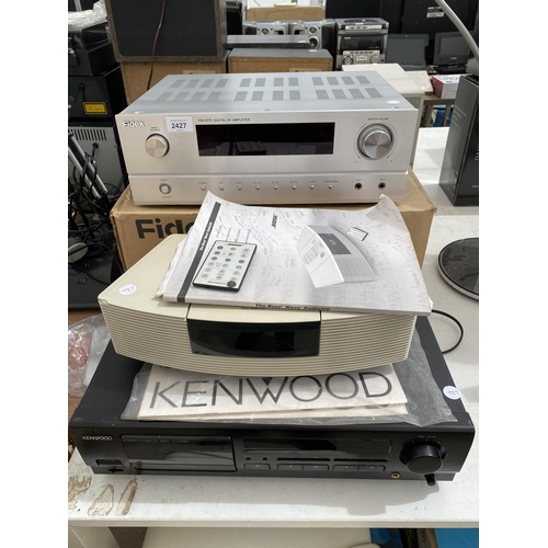 AN ASSORTMENT OF ITEMS TO INCLUDE A FIDEK FAV-615 DIGITAL AV AMPLIFIER ...