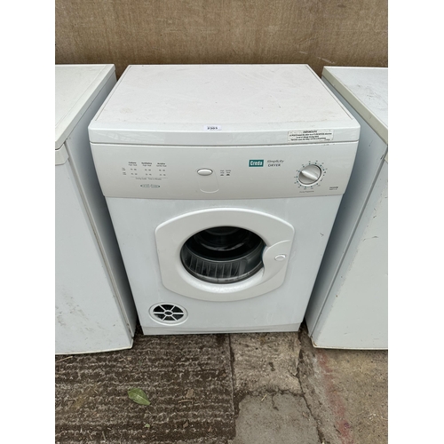 A WHITE CREDA TUMBLE DRYER