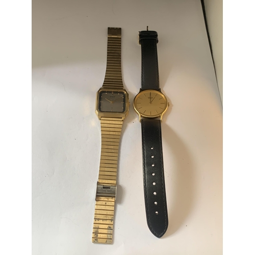 TWO WRIST WATCHES TO INCLUDE A CASIO AND A SEIKO