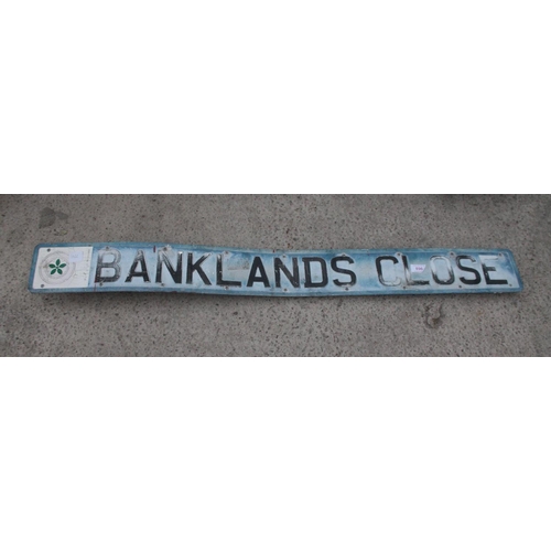 ALLY STREET SIGN NO VAT