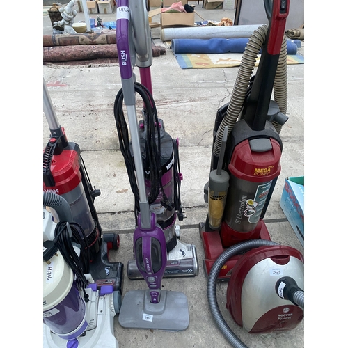 A VACUUM CLEANER AND A BUSH STEAM MOP