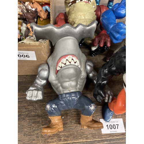 A COLLECTION OF VINTAGE MATTEL ACTION FIGURES 'STREET SHARKS' TO ...