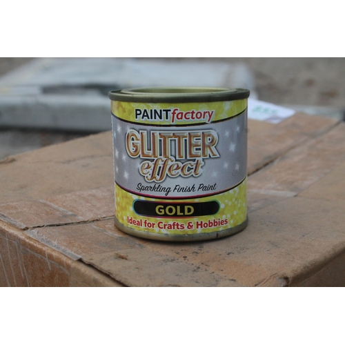 96 NEW GOLD GLITTER EFFECT PAINT NO VAT