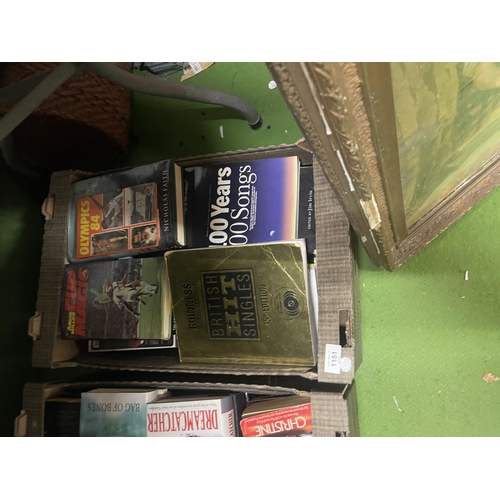 THREE BOXES OF ASSORTED BOOKS AND MAGAZINES ETC