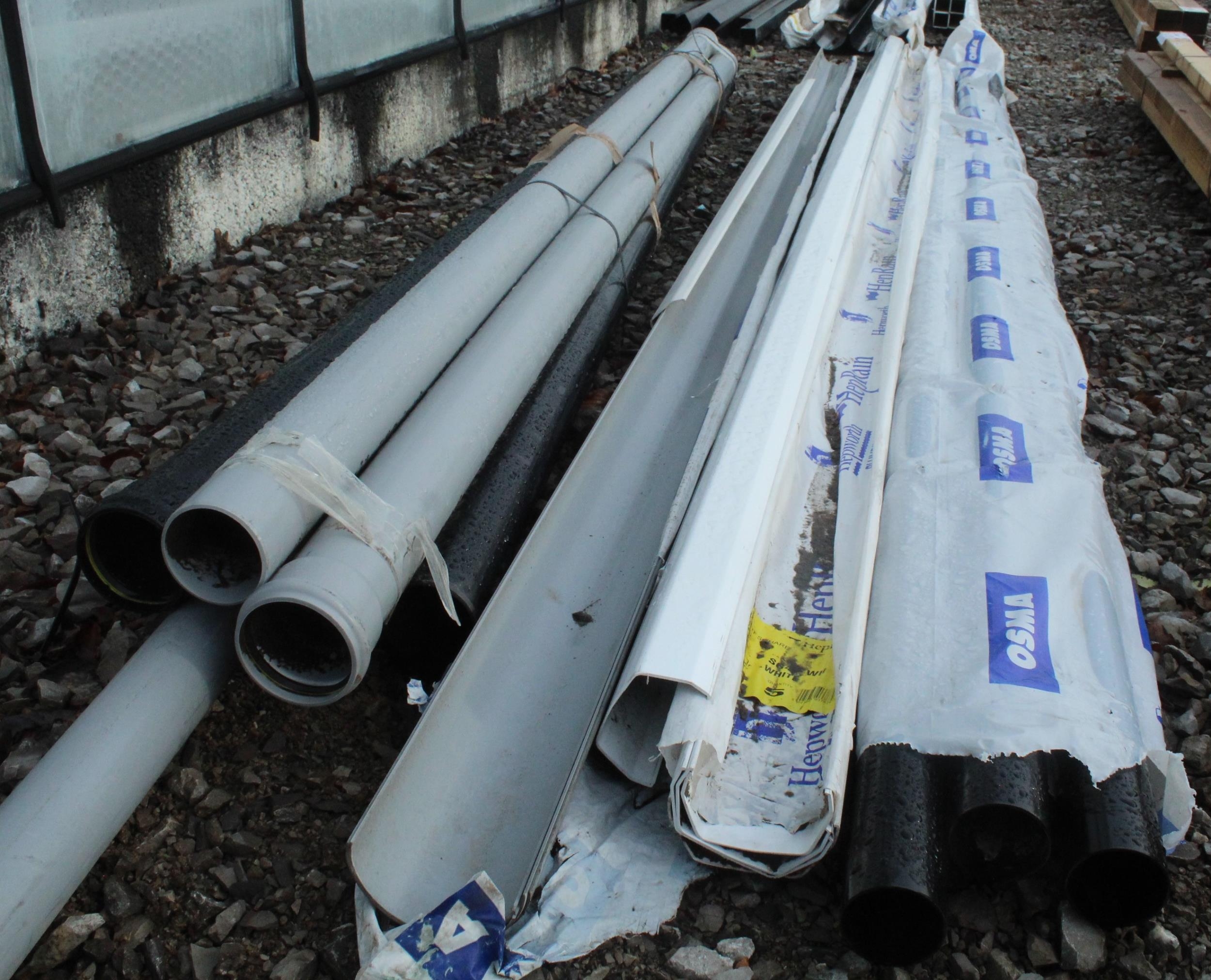 OSMA PIPING, GUTTERING AND DOWN SPOUTS + VAT