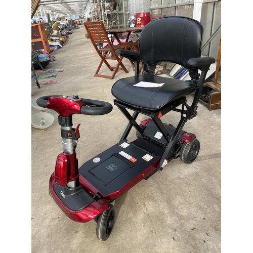 A GENIE MOBILITY SCOOTER WITH AUTOMATED FOLDING MECHANISM COMPLETE WITH ...