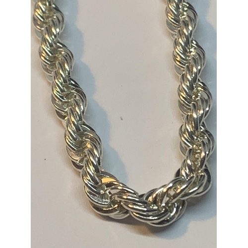 A MARKED SILVER WRIST CHAIN