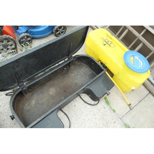 QUAD BIKE TOOL BOX AND SPRAYER TANK + VAT