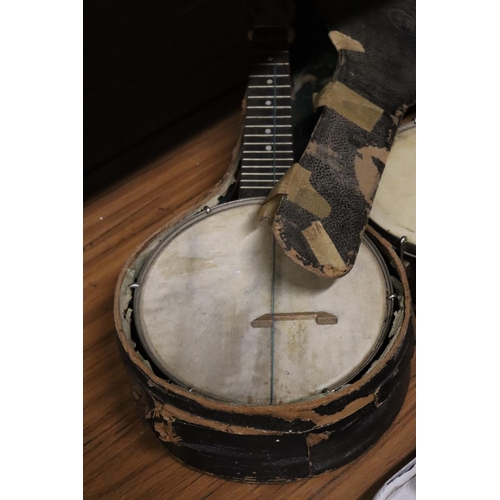 TWO VINTAGE BANJOS FOR RESTORATION