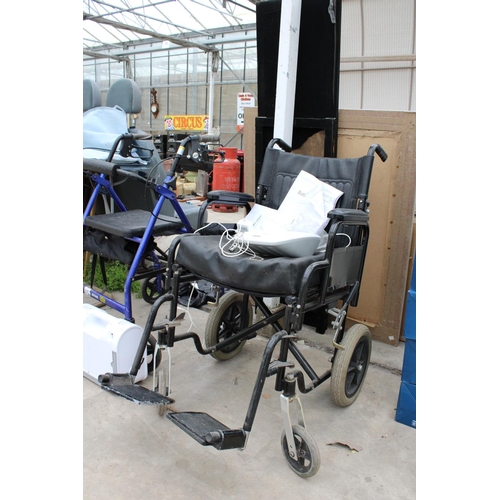AN ASSORTMENT OF MOBILITY ITEMS TO INCLUDE A WHEEL CHAIR AND A DRIVE ...