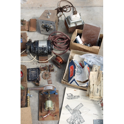 A COLLECTION OF VARIOUS SCRATCH BUILT MODEL MAKING EQUIPMENT