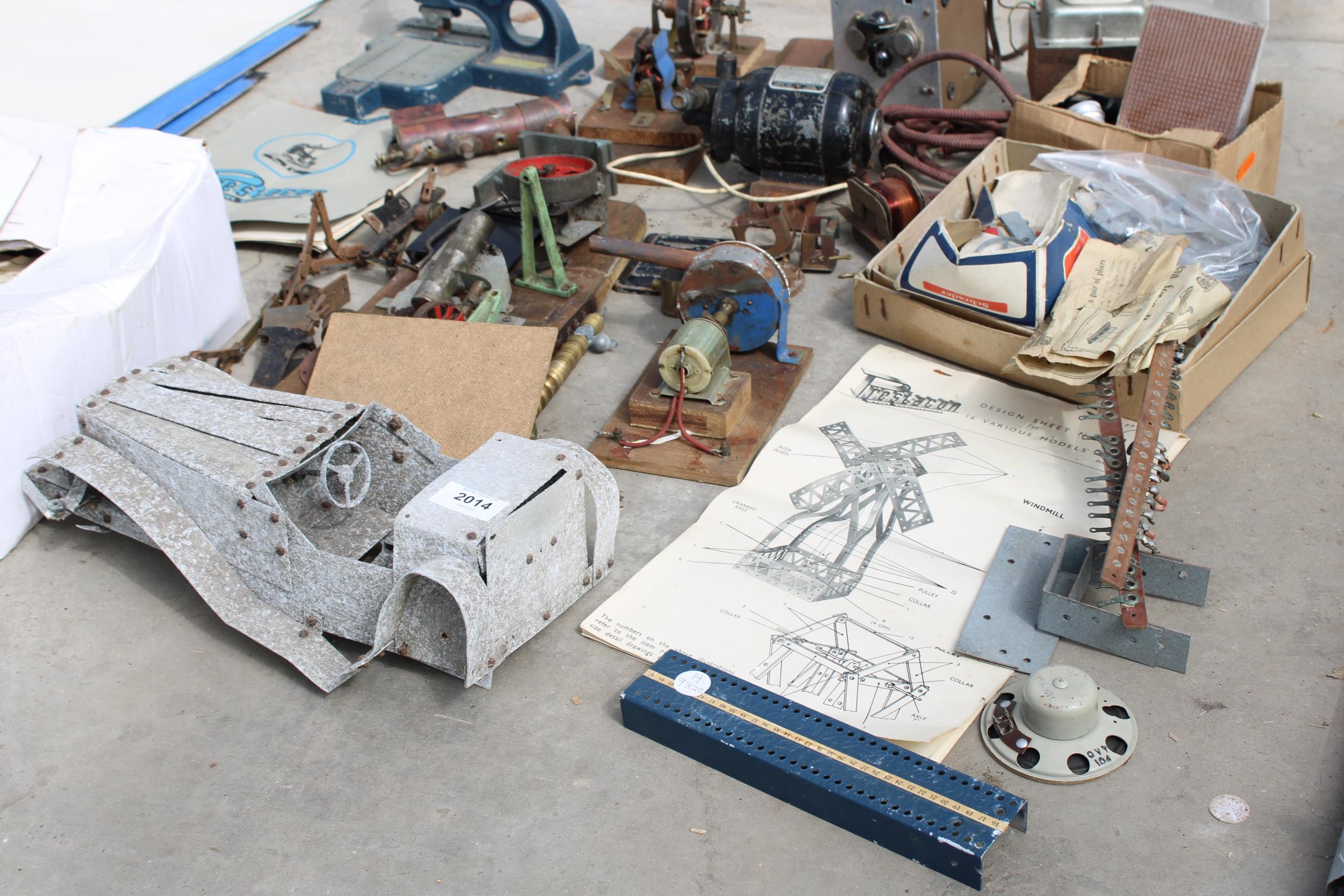 A COLLECTION OF VARIOUS SCRATCH BUILT MODEL MAKING EQUIPMENT