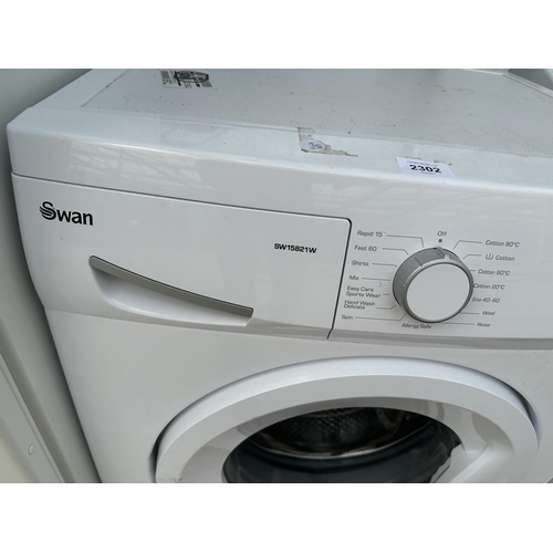 A WHITE SWAN WASHING MACHINE