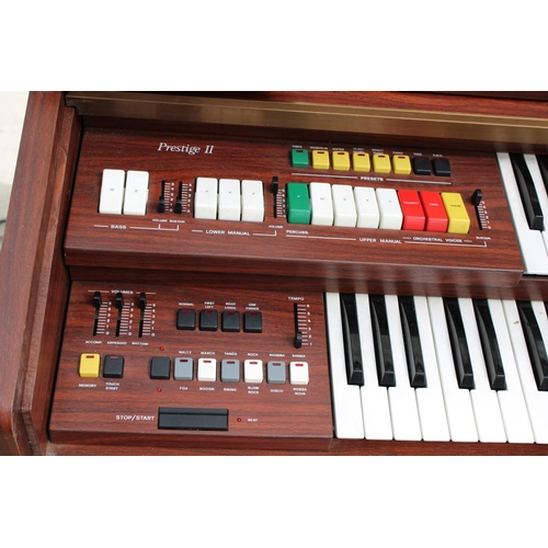 A VINTAGE ELECTRONIC ORLA PRESTIGE II ORGAN