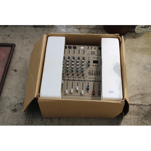 A MERIDIAN 8 CHANNEL POWERED MIXER