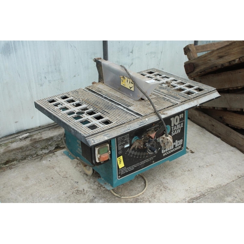 A CLARKE WOODWORKER 10" TABLE SAW
