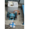 A WOLF DOUBLE ENDED BENCH GRINDER