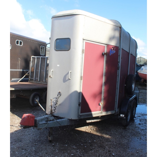 IFOR WILLIAMS HB505 RED HORSE BOX WILL TAKE 2 16.2H LAST SERVICED 2015 ...