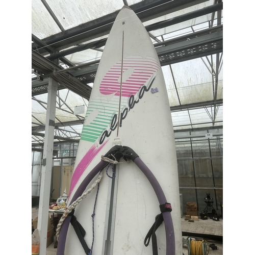 AN ALPHA WIND SURFING BOARD