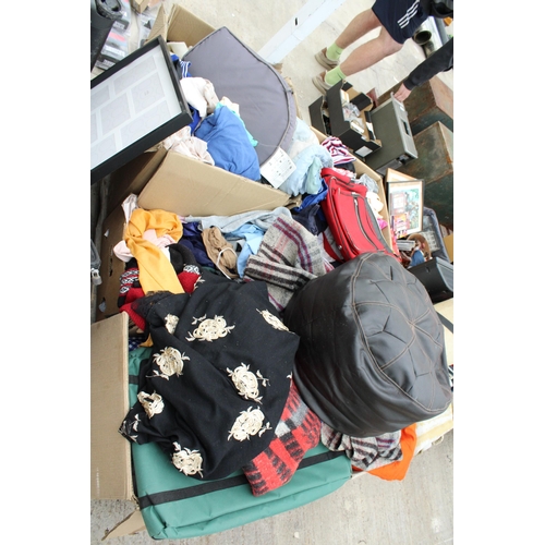 A LARGE ASSORTMENT OF VARIOUS CLOTHES