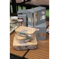 A QUANTITY OF 5FIVE SIMPLY SMART STORAGE CONTAINERS AND STORAGE TINS