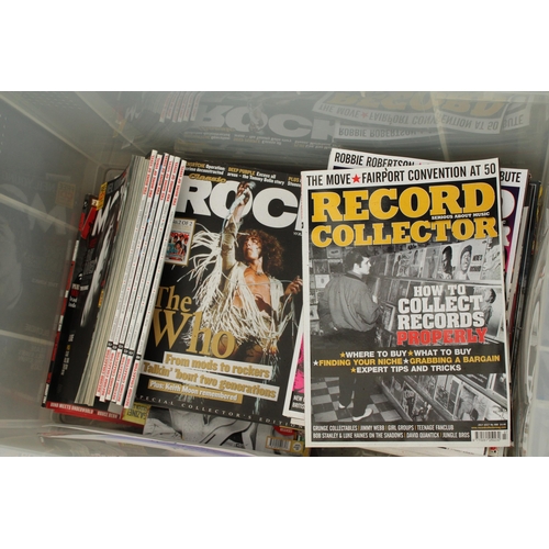 A LARGE COLLECTION OF ASSORTED MUSIC MAGAZINES TO INCLUDE MOJO AND ...